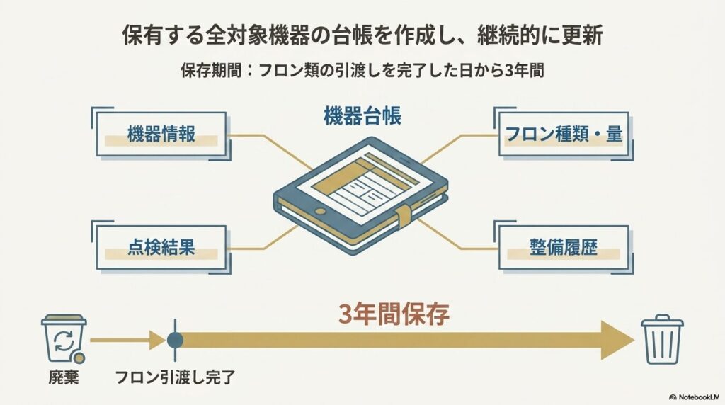 業務用エアコンのフロン点検義務｜管理者が果たすべき4つの措置と漏えい報告｜行政書士高橋光事務所